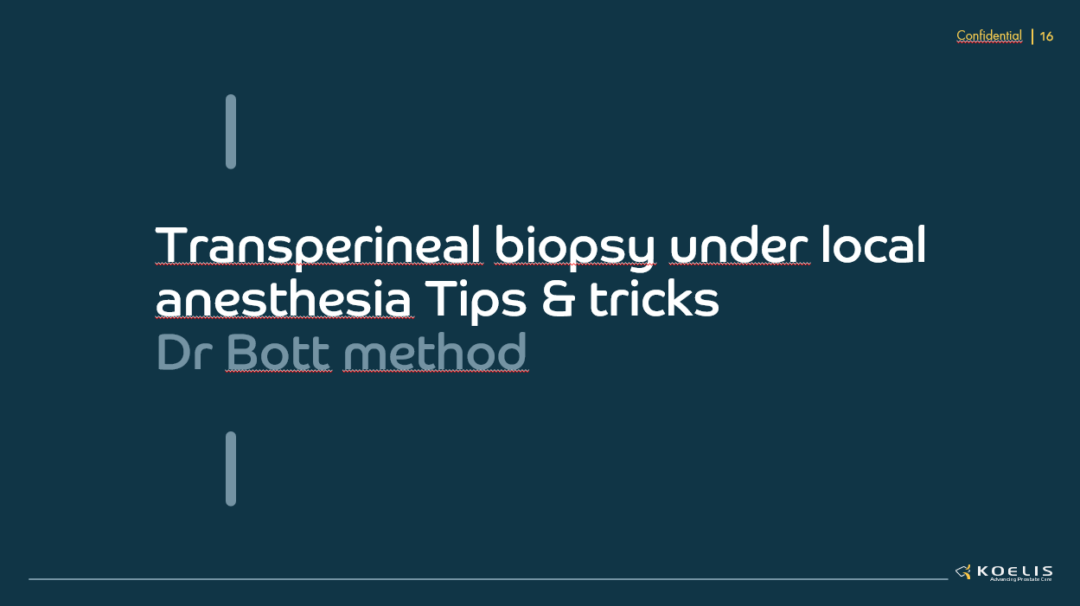Transperineal Biopsy Under Local Anesthesia - Dr. Aurel Messas Protocol ...